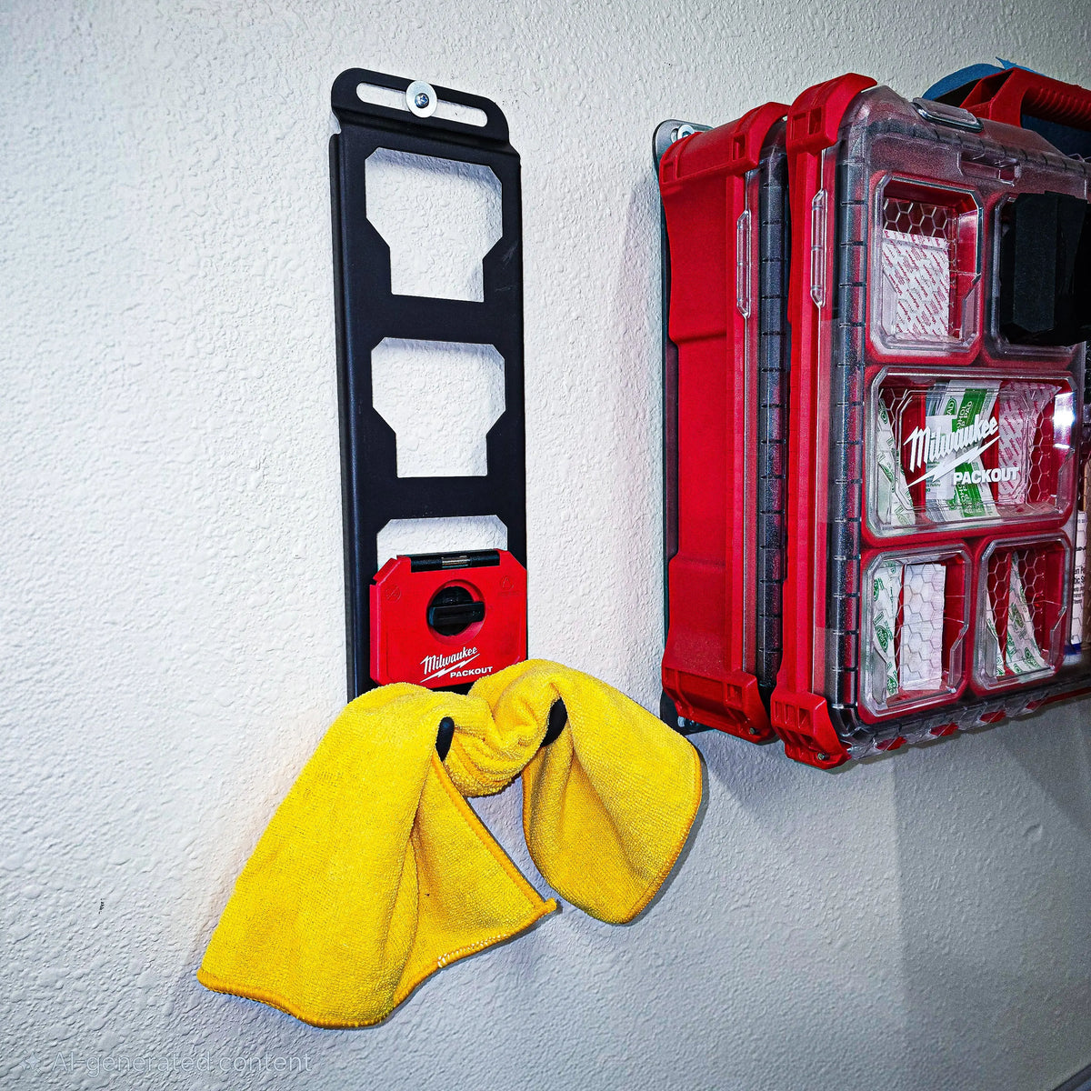 Milwaukee Packout Accessory Wall Mount | Steel Bin & Hook Plate — BOCO ...